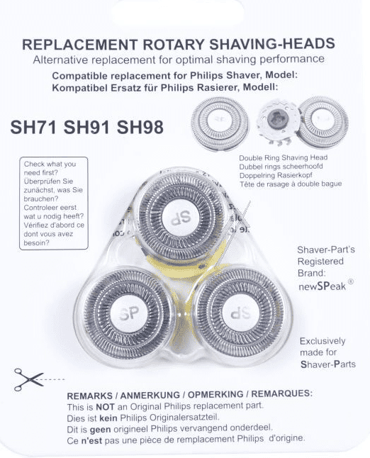 SH71, SH91, SH98 skær til Philips - kun 249,95 hos Sliplet