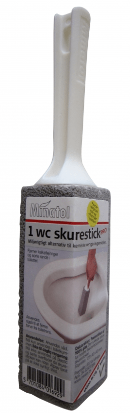 Minatol professionel WC-skurestick m/håndtag - kun 39,95 hos Sliplet
